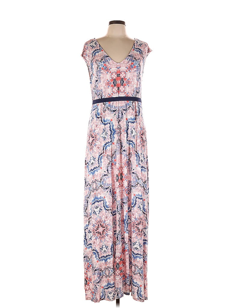 Jessica Simpson Paisley Pink Blue Casual Dress Size L - 71% off | ThredUp