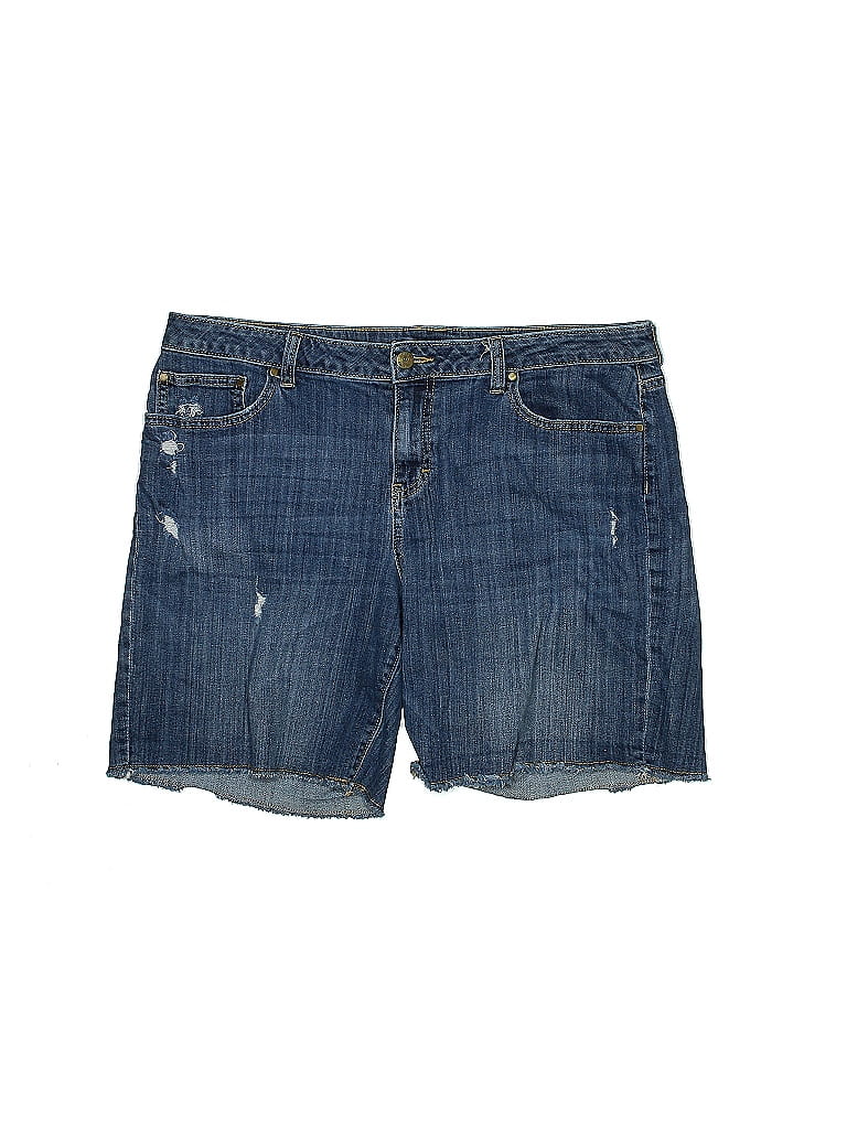 Jennifer Lopez Blue Denim Shorts Size 14 - 60% off | ThredUp