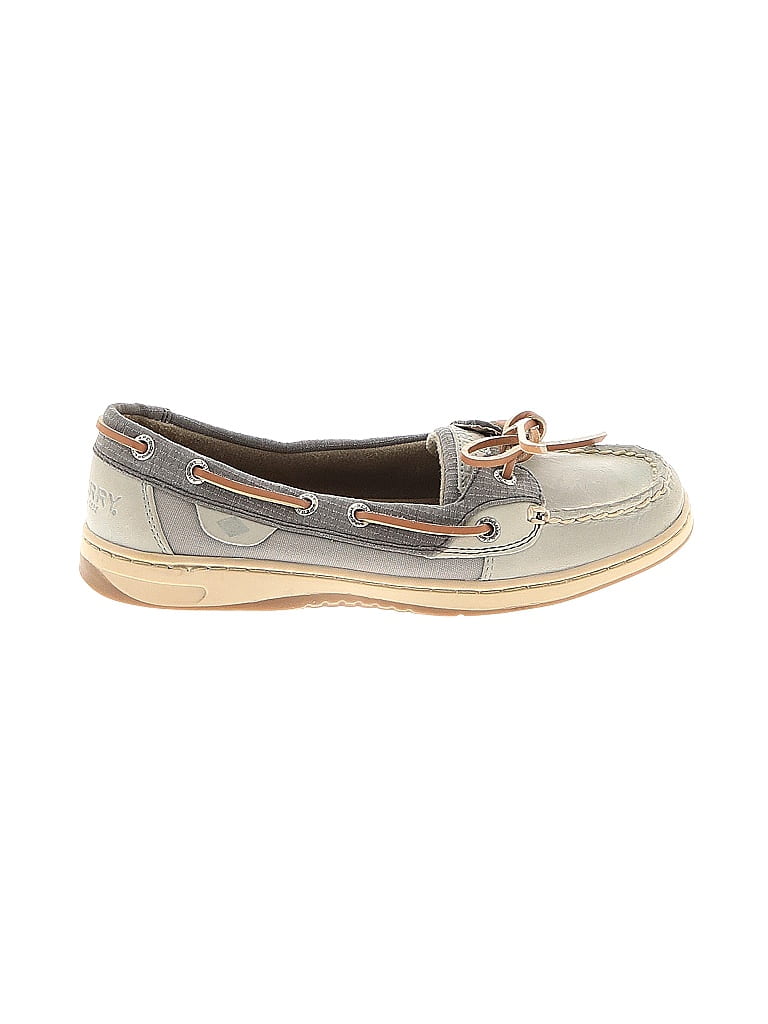 Sperry Top Sider Gray Tan Flats Size 6 1/2 - 63% off | ThredUp
