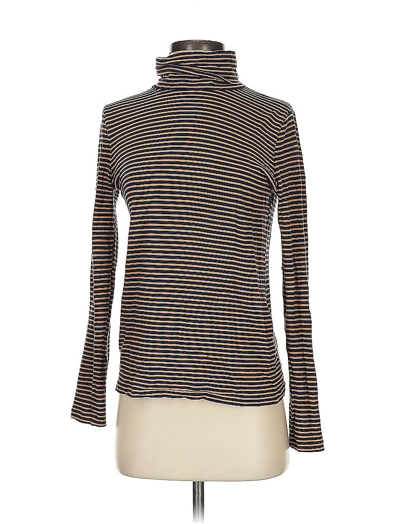 J.Crew 100% Cotton Brown Tan Long Sleeve Turtleneck Size S - 74% off | ThredUp