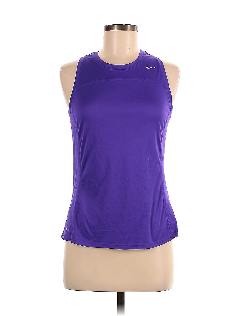 Nike 100% Recycled Polyester Purple Active Tank Size M - 52% off | ThredUp