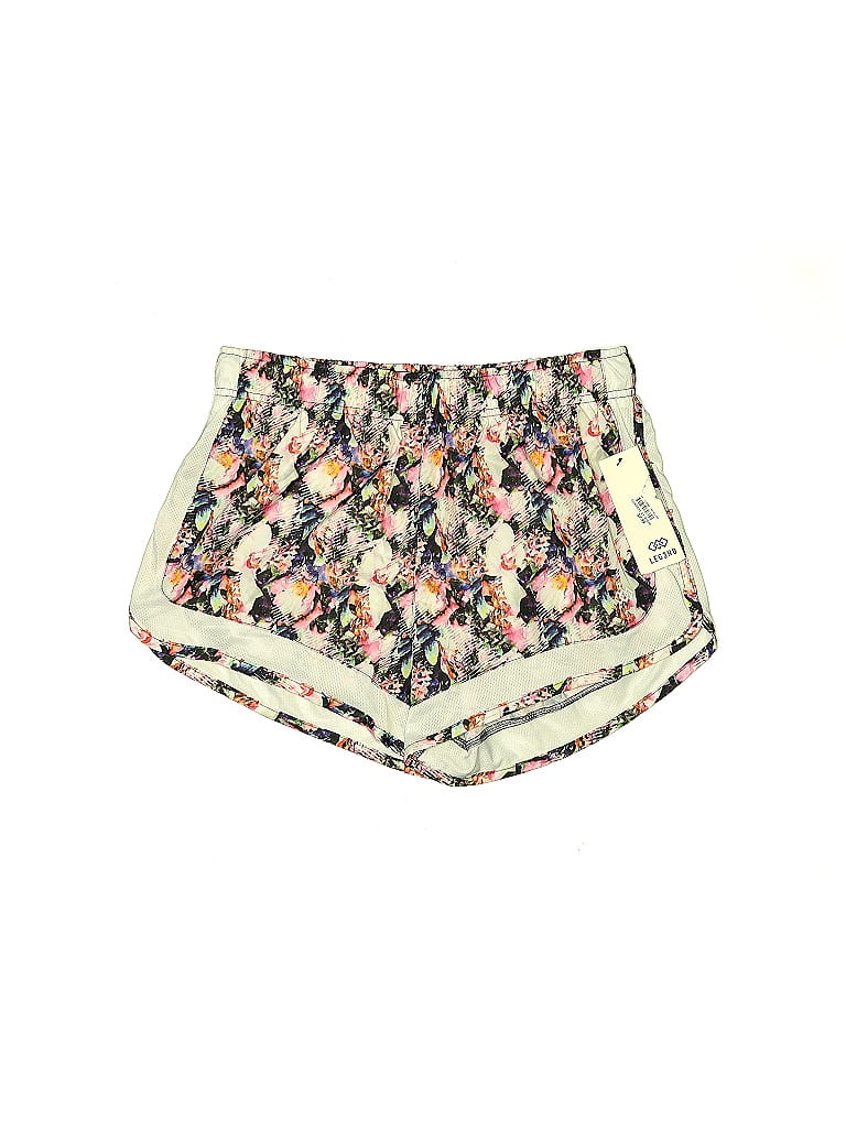 Leg3nd Floral Ivory Shorts Size M - 53% off | ThredUp