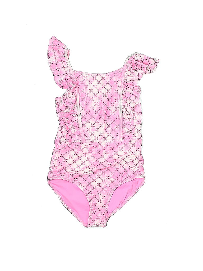 Shade Critters Checkered-gingham Pink One Piece Swimsuit Size 8 - 54% ...