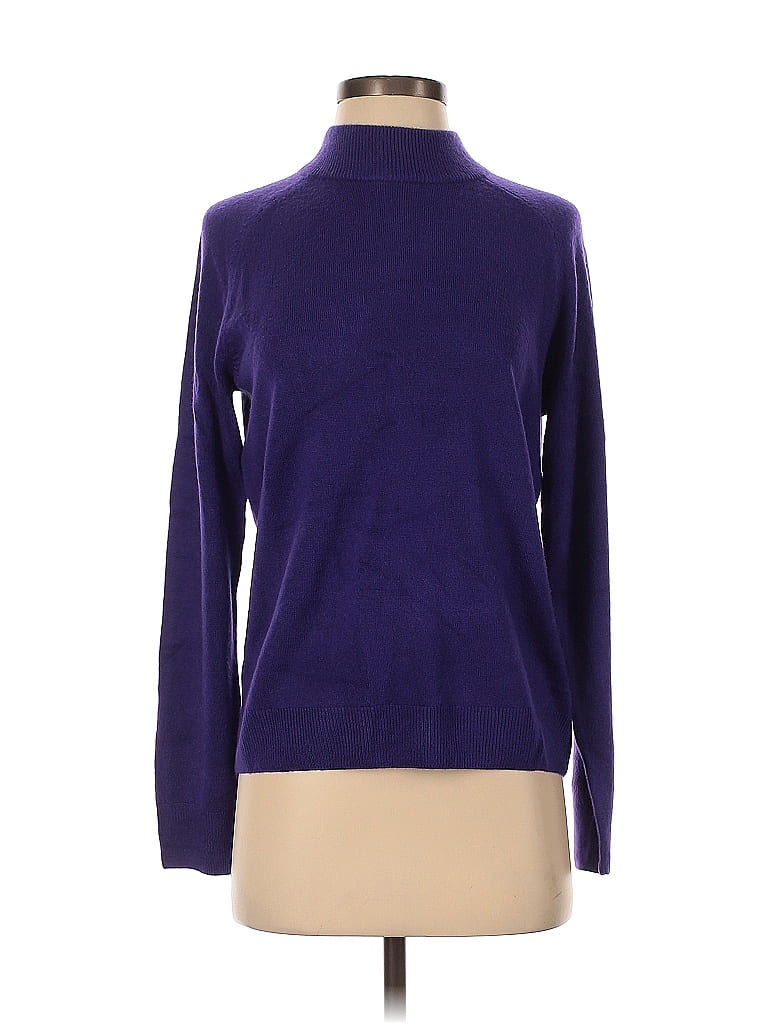 Studio Works 100% Acrylic Purple Turtleneck Sweater Size S - 55% off ...
