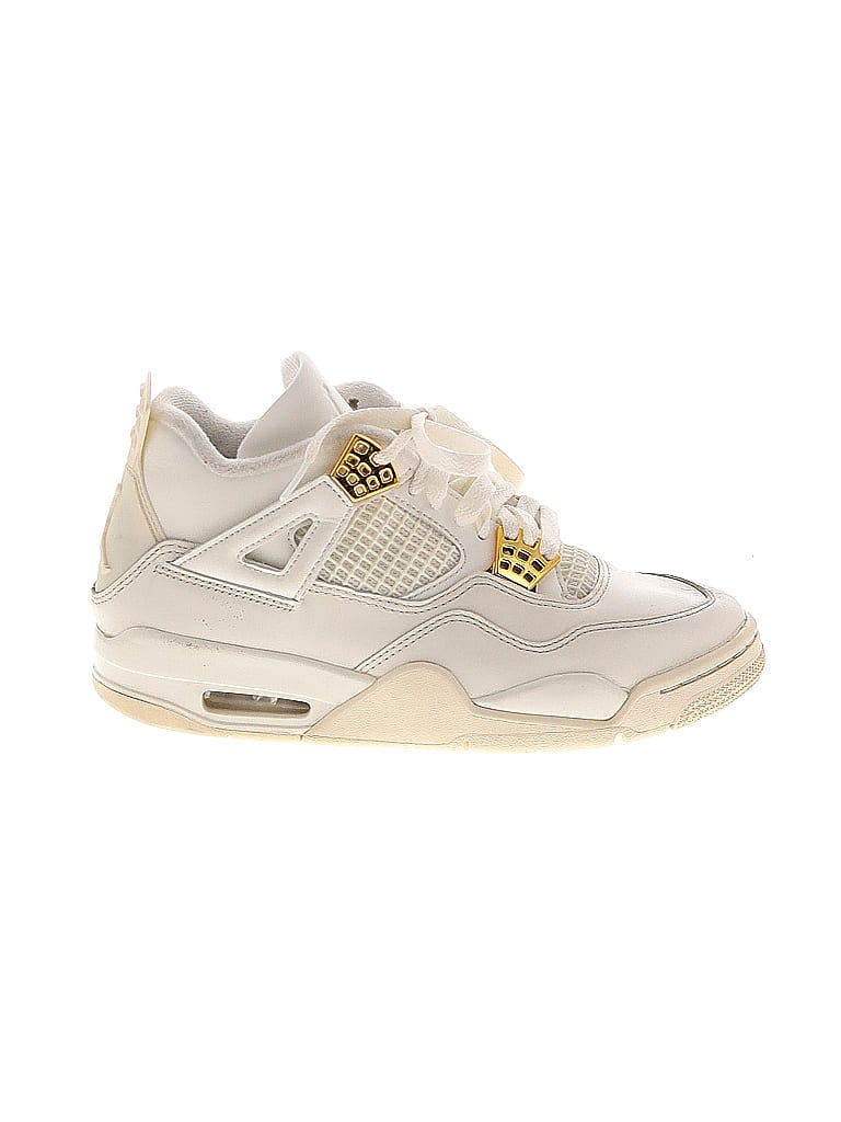 Air Jordan 100% Leather Ivory 4 Retro Metallic Gold Size 6 1/2 - 1% off ...