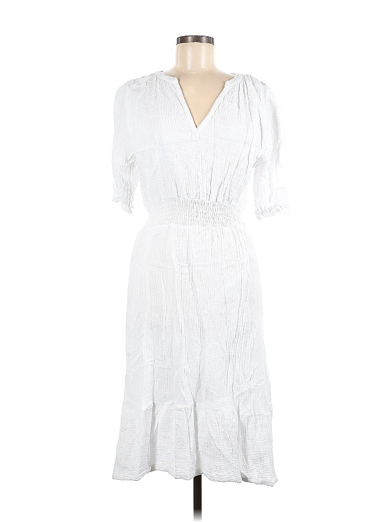 J by Joie 100% Cotton White Casual Dress Size M - 69% off | ThredUp