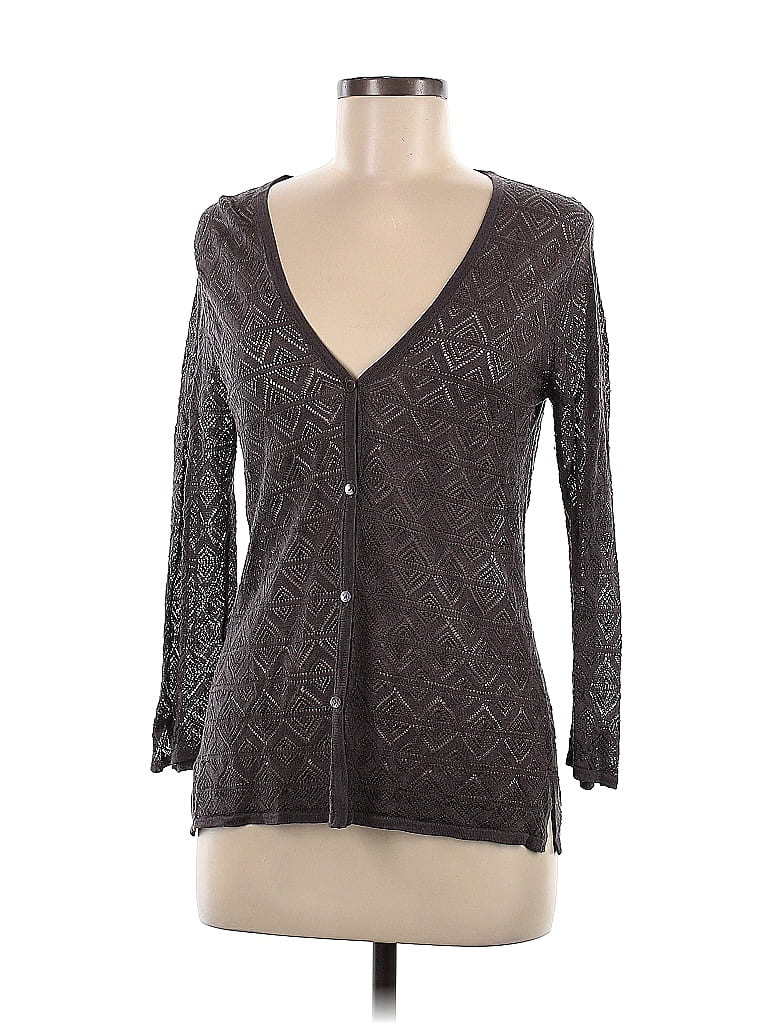Sigrid Olsen Brown Gray Cardigan Size M - 80% off | ThredUp
