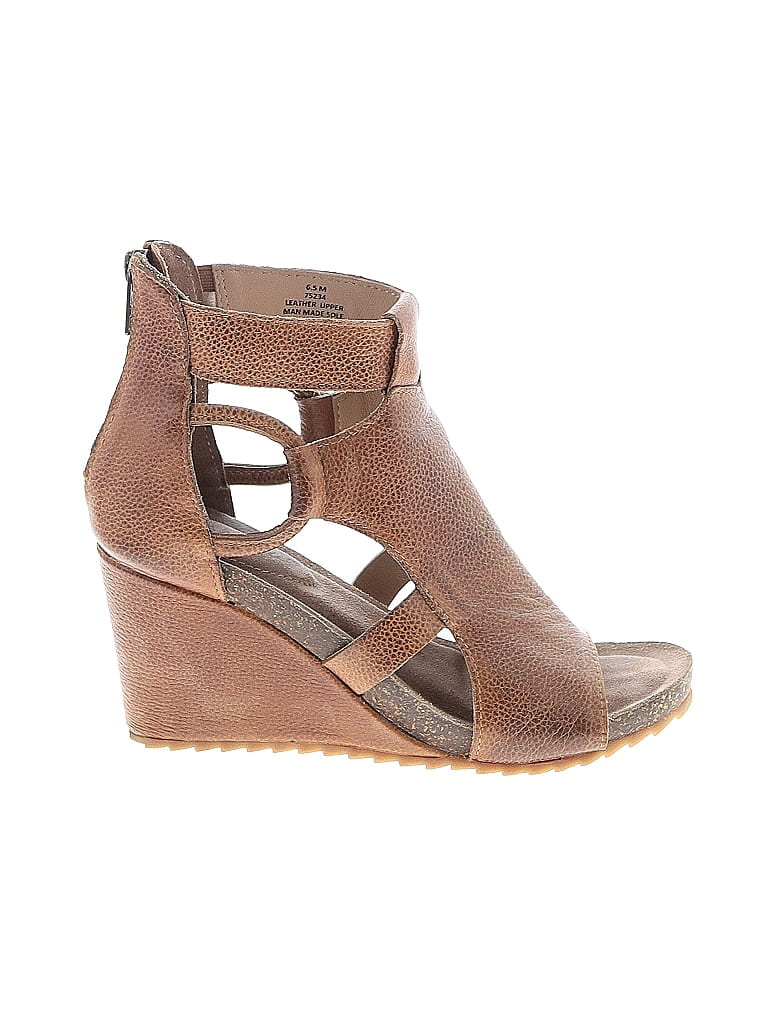 Diba True Brown Wedges Size 6 - 77% off | ThredUp