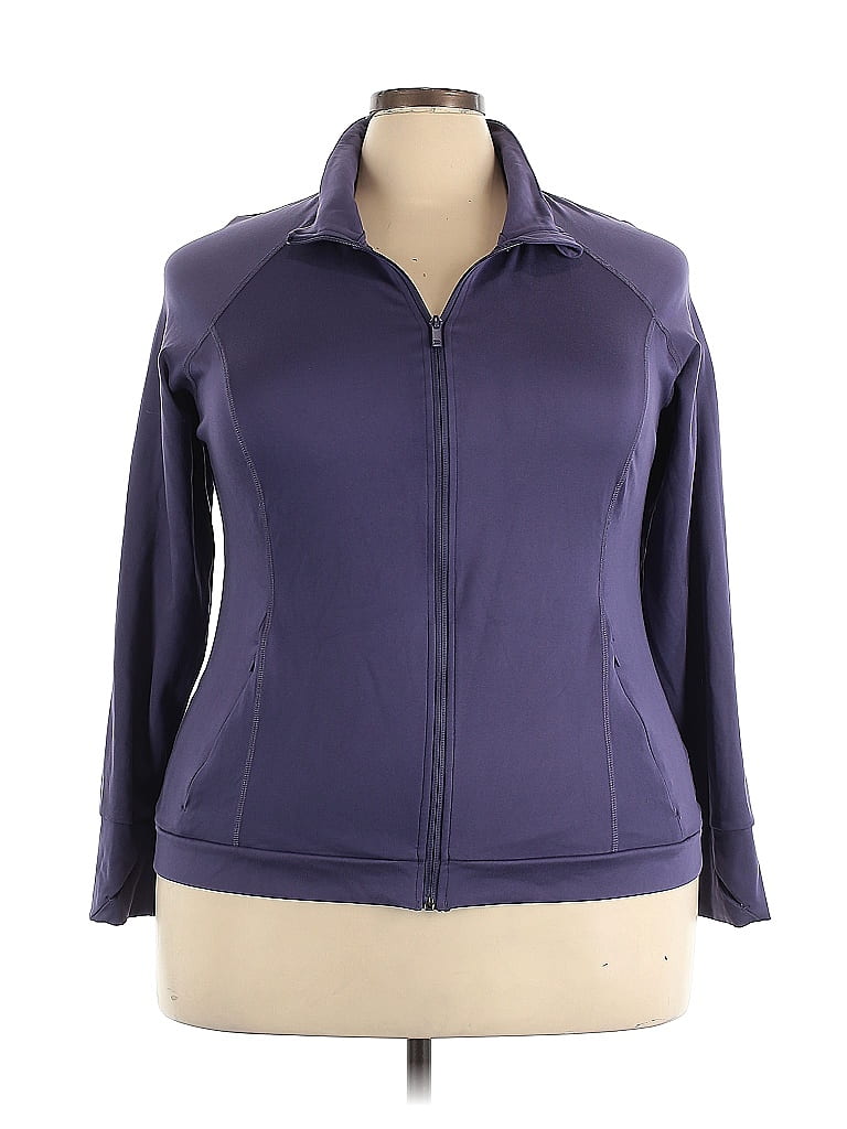 all in motion Purple Track Jacket Size 2X (Plus) - 45% off | ThredUp