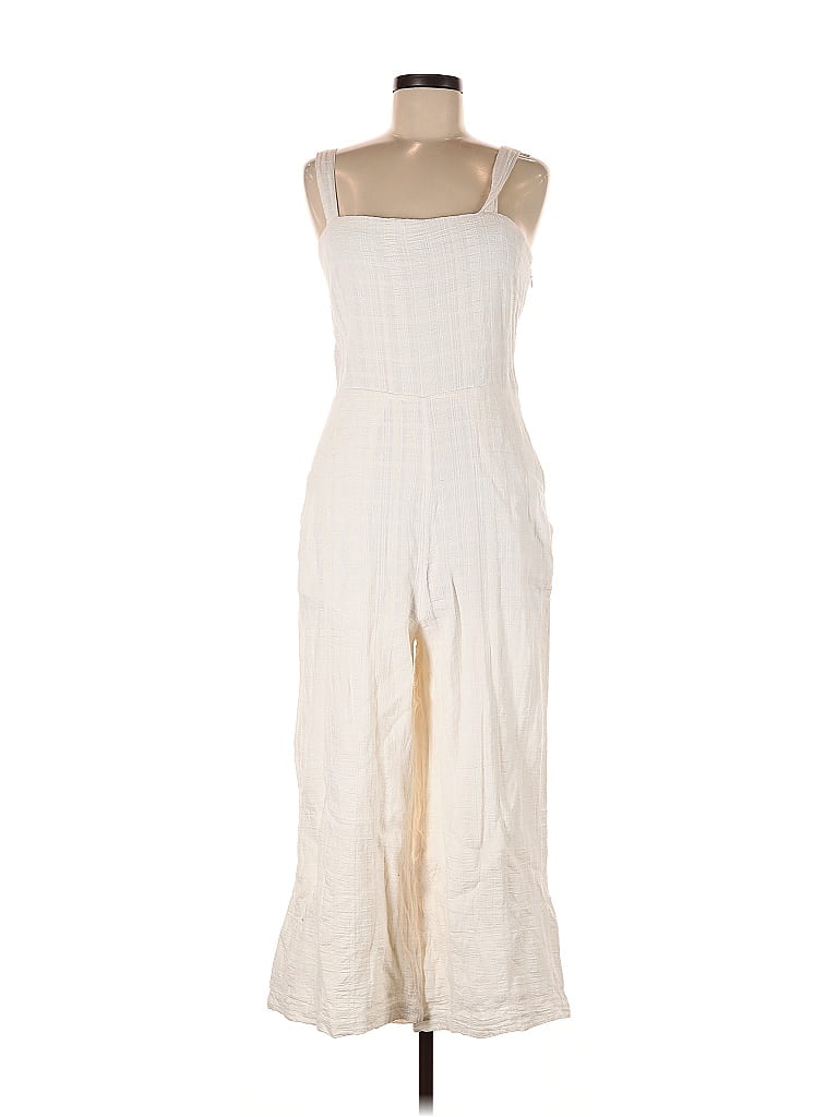 L Space 100% Cotton Ivory White Jumpsuit Size M - 59% off | ThredUp