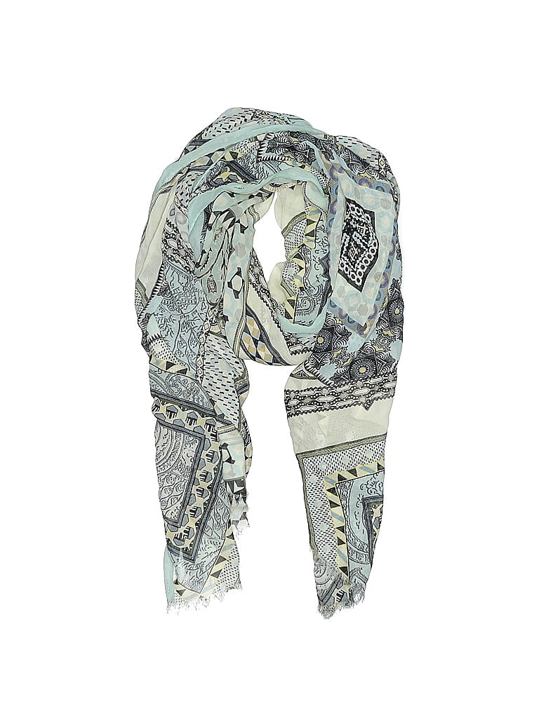 ETRO 100% Silk Blue Silk Scarf One Size - 83% off | ThredUp