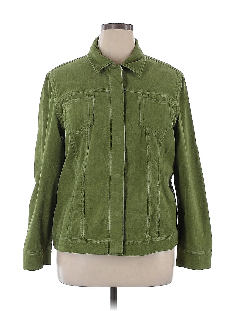 Chico's Green Jacket Size XL (3) - 76% off | ThredUp