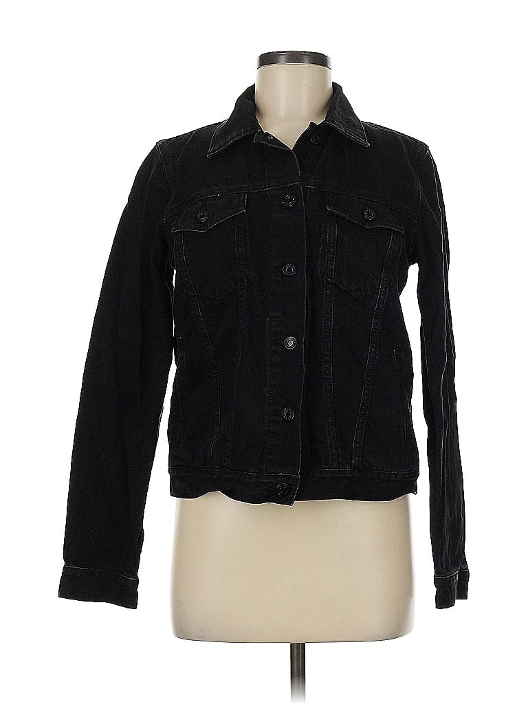 Gap 100% Cotton Black Denim Jacket Size M - 70% off | ThredUp