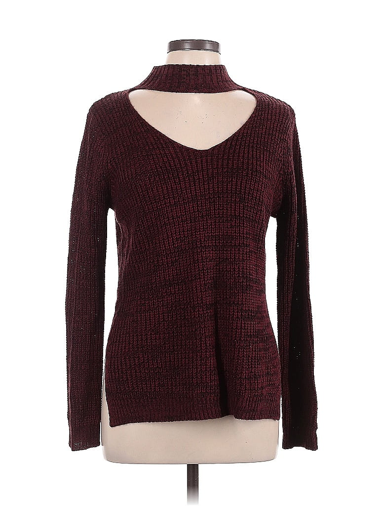 Sauci 100% Acrylic Burgundy Turtleneck Sweater Size M - 68% off | ThredUp