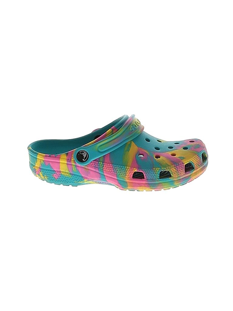 Crocs Tie-dye Green Teal Clogs Size 3 - 44% off | ThredUp