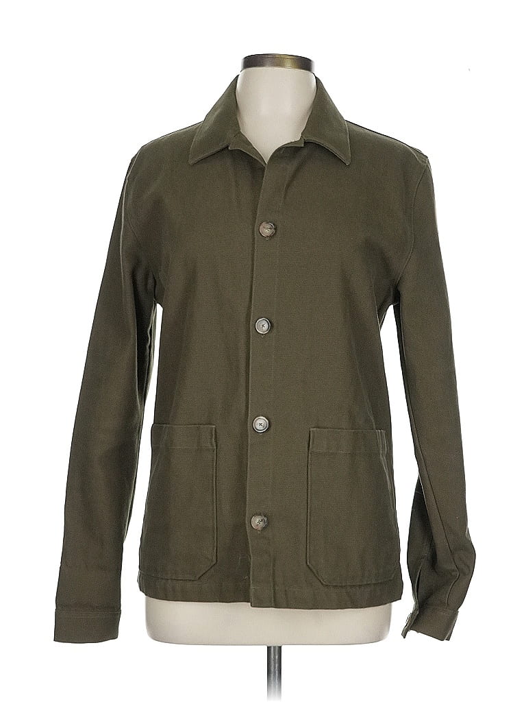 Assorted Brands Solid Green Jacket Size M - 68% off | ThredUp