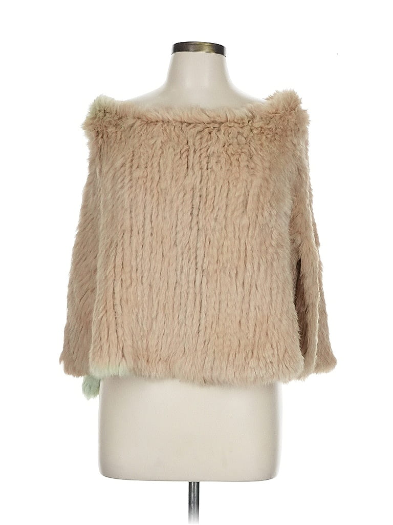 Dolce Cabo 100% Rabbit Hair Tan Cardigan Size L - 78% off | ThredUp