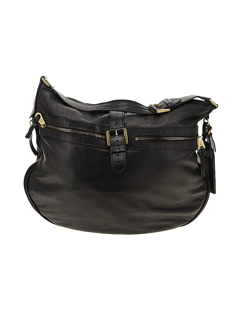 Mulberry 100% Leather Solid Black Spongy Calfskin Mabel Hobo One Size ...