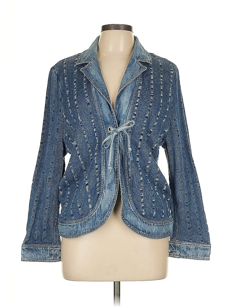 Blue Willi's Blue Denim Jacket Size L - 72% off | ThredUp