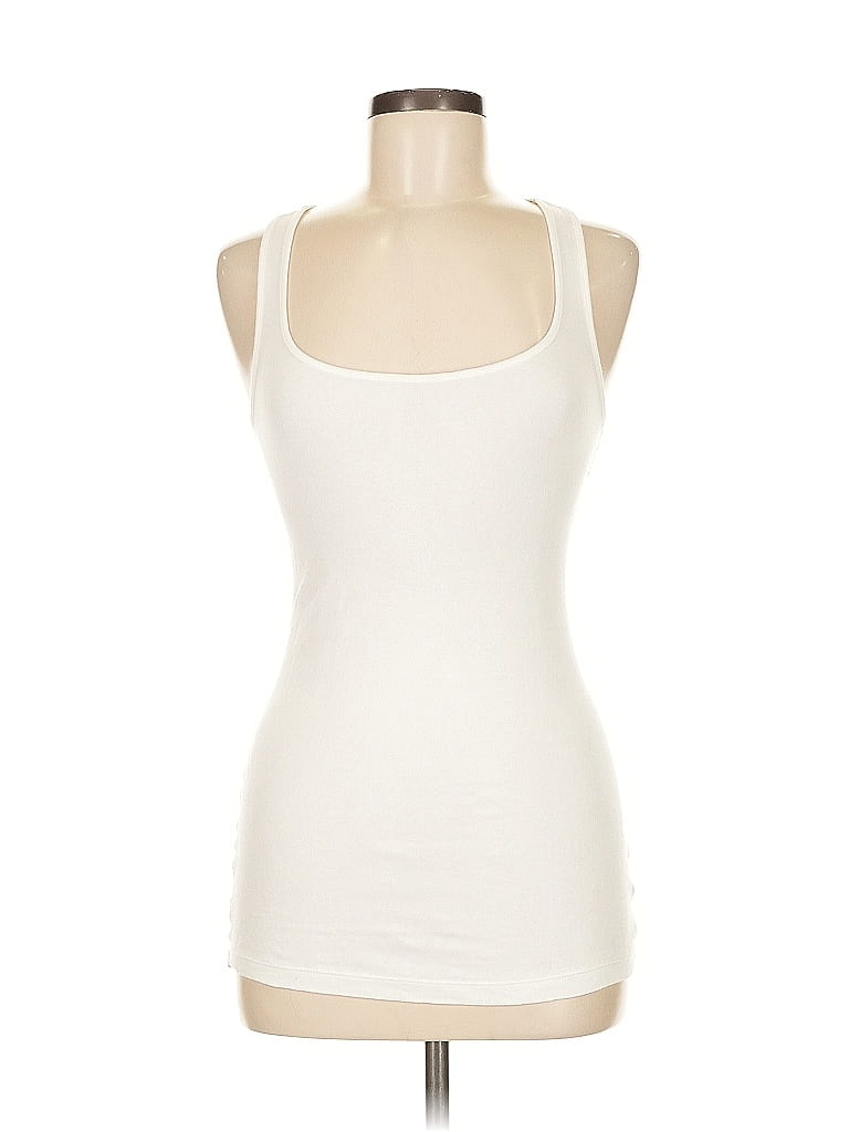 a.n.a. A New Approach Ivory Tank Top Size M - 56% off | ThredUp