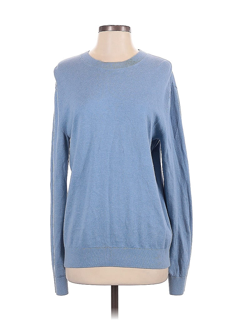 Gap 100% Cotton Blue Pullover Sweater Size S - 65% off | ThredUp