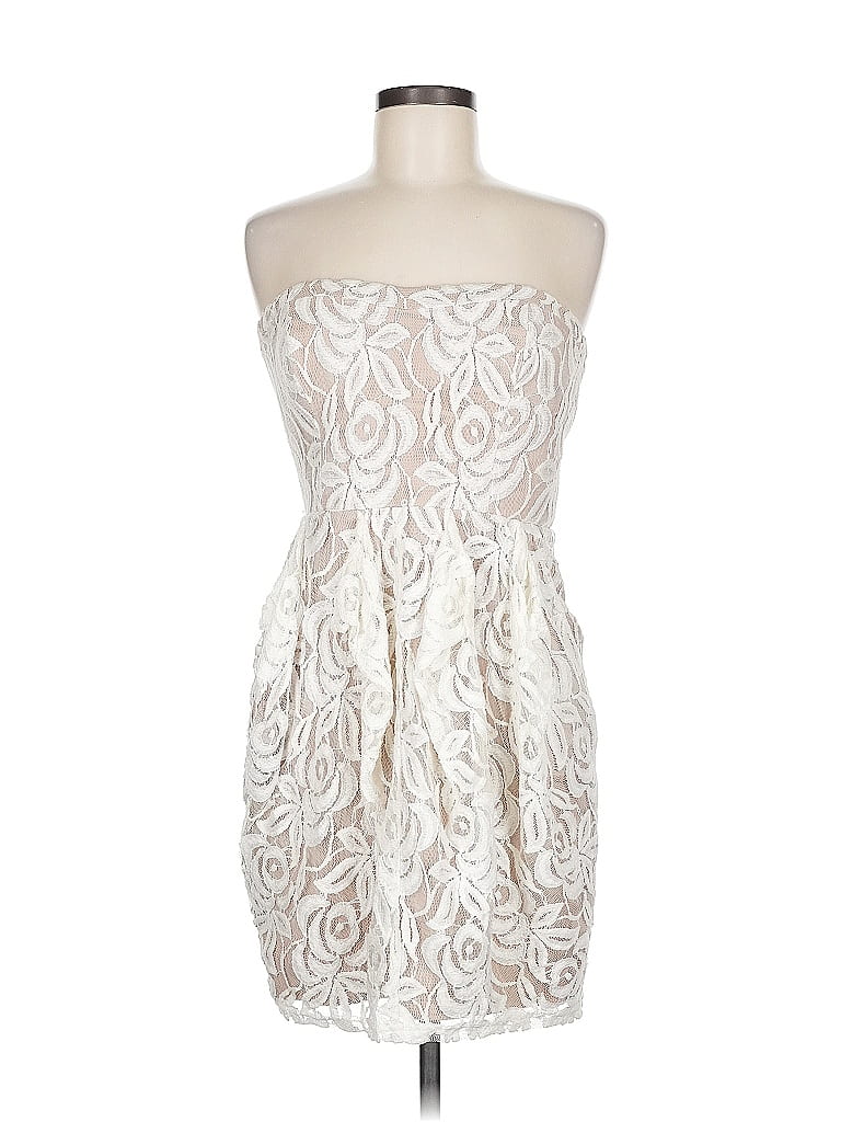 Jessica Simpson Ivory Cocktail Dress Size 6 - 67% off | ThredUp