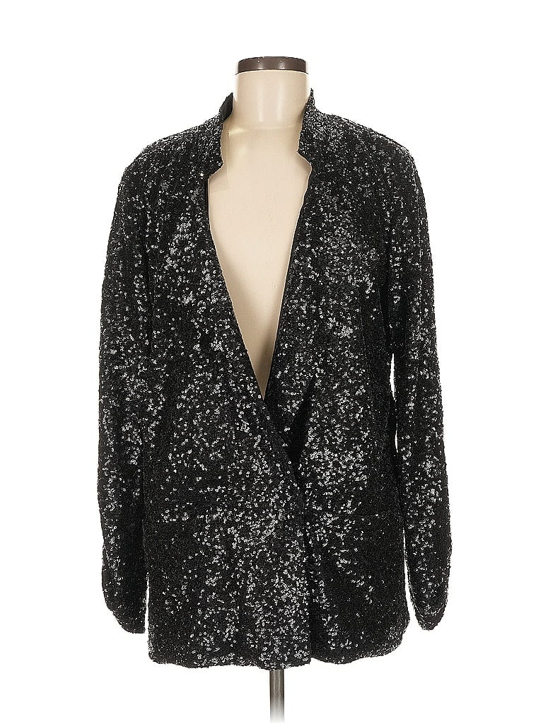 Halston Heritage 100% Silk Black Silk Blazer Size 8 - 82% off | ThredUp