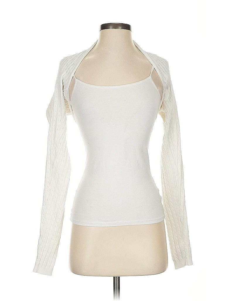 Tic : Toc White Shrug Size S - 56% off | ThredUp