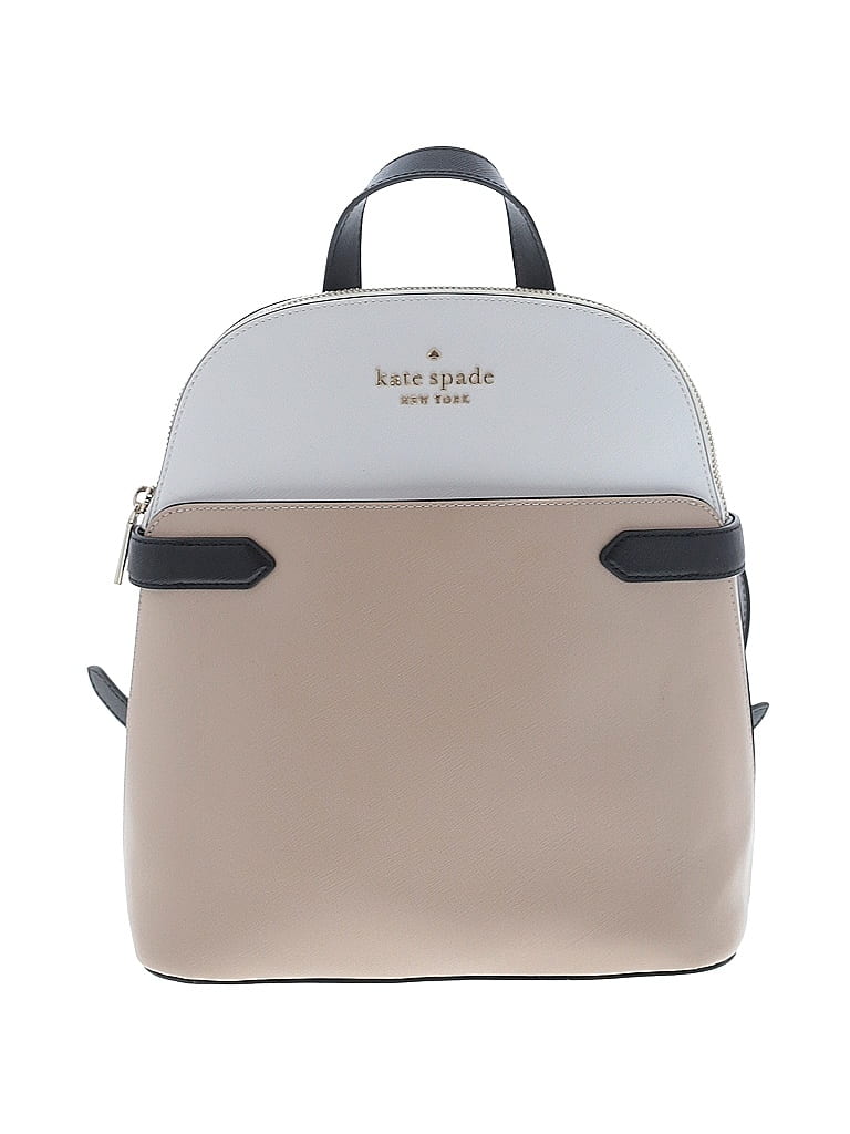 Kate Spade New York Gray Tan Backpack One Size - 65% off | ThredUp