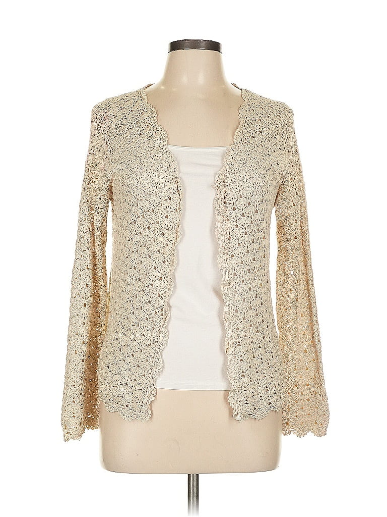 Kate Hill Tan Cardigan Size L - 58% off | ThredUp
