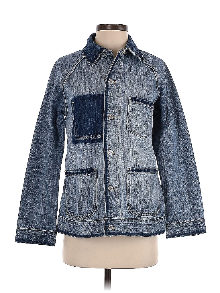 Kate Spade New York 100% Cotton Blue Denim Jacket Size S - 72% off ...