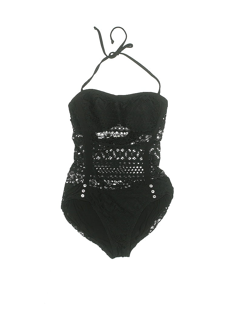Robin Piccone Tweed Black One Piece Swimsuit Size 8 - 73% off | ThredUp