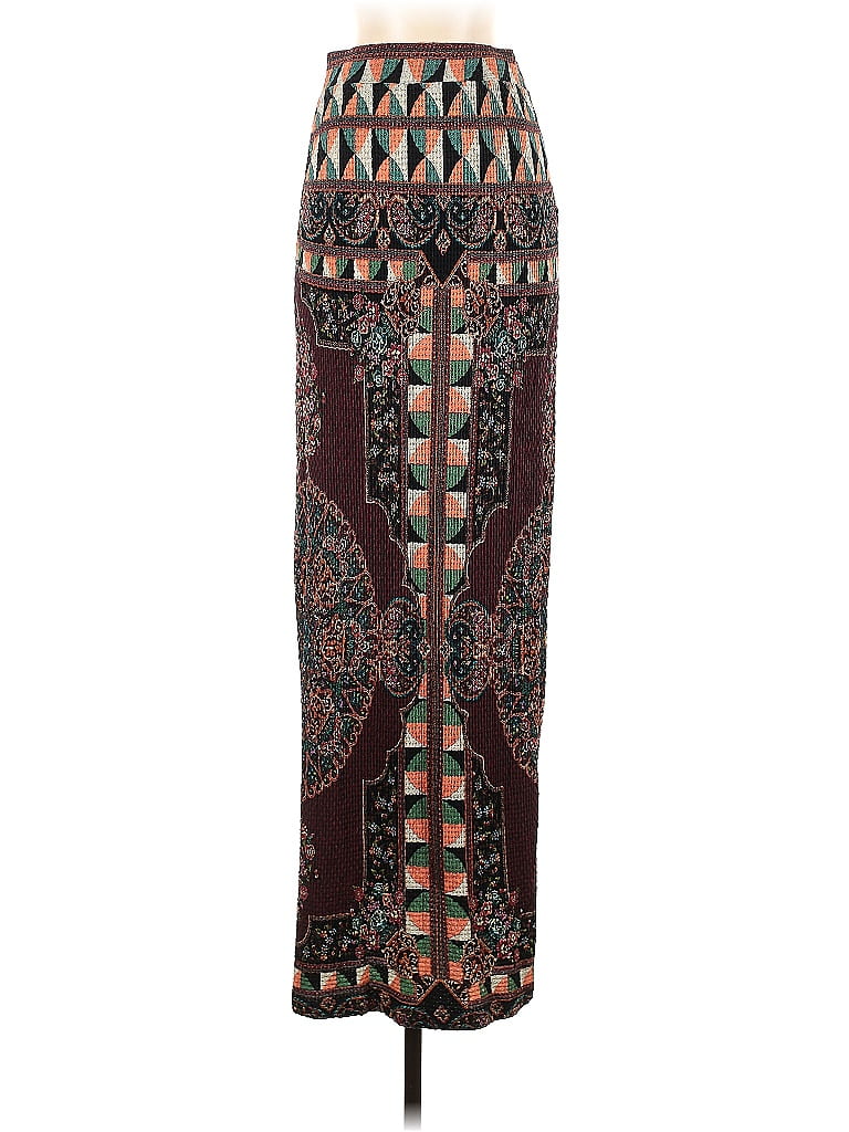 FARM Rio for Anthropologie Burgundy Formal Skirt Size S - 74% off | ThredUp