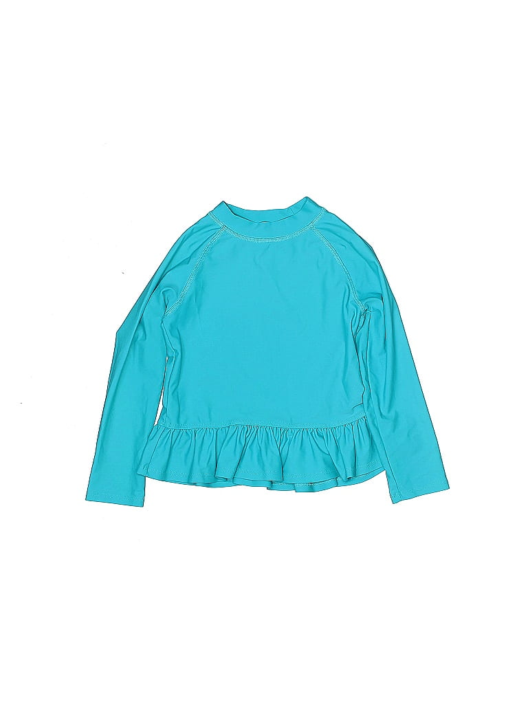 City Threads Teal Rash Guard Size 4 - 28% off | ThredUp