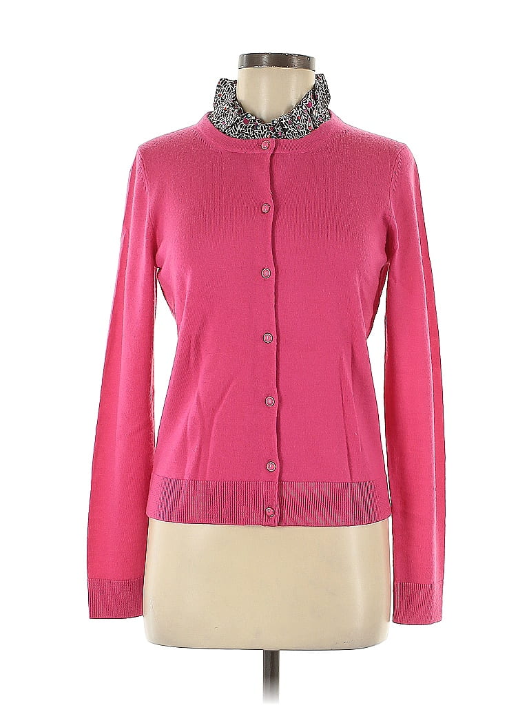 Lilly Pulitzer 100% Merino Wool Pink Wool Cardigan Size M - 73% off ...