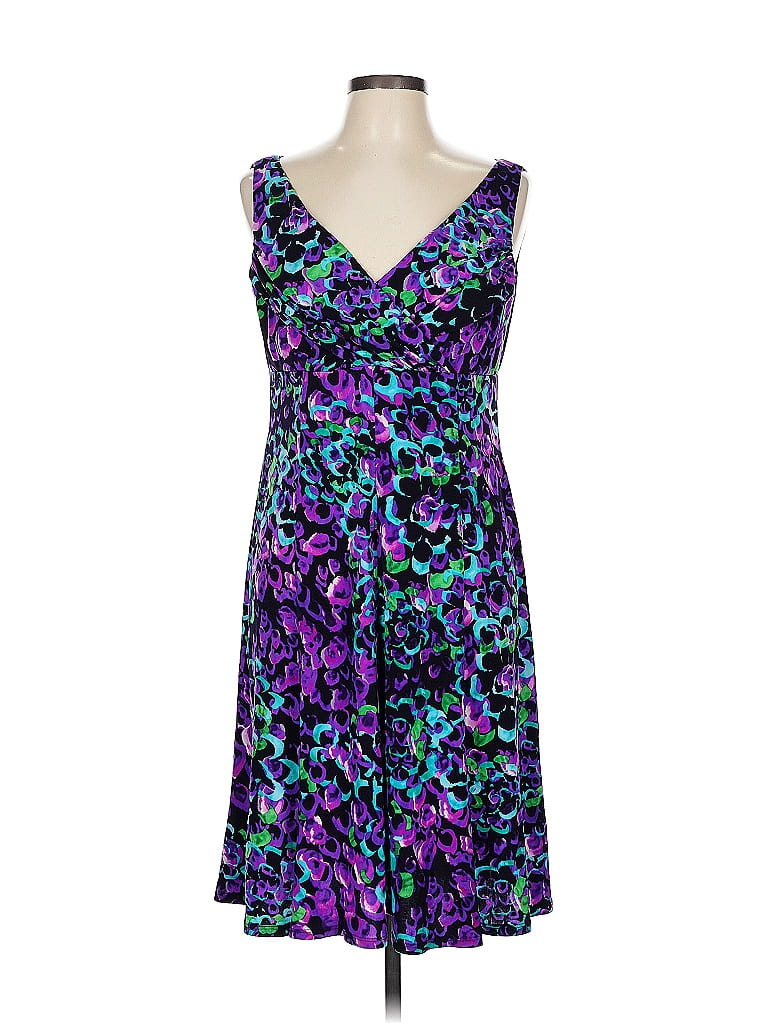 Jones Wear Dress Paisley Purple Cocktail Dress Size 12 - 66% off | ThredUp