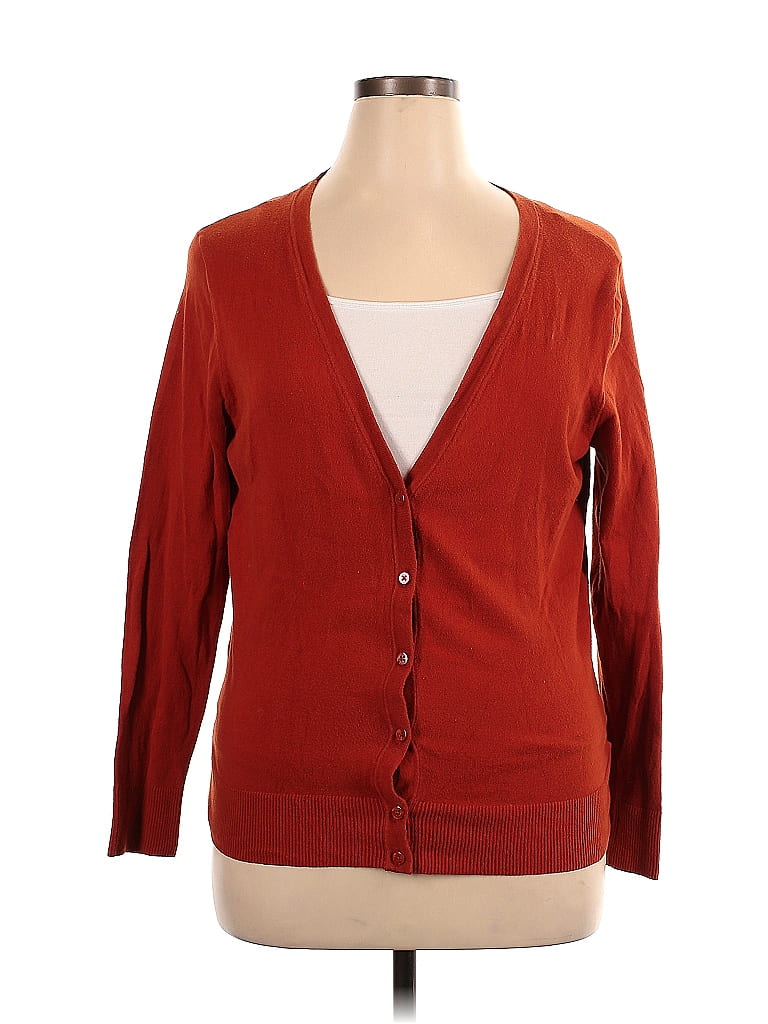 Merona Red Cardigan Size XXL - 46% off | ThredUp