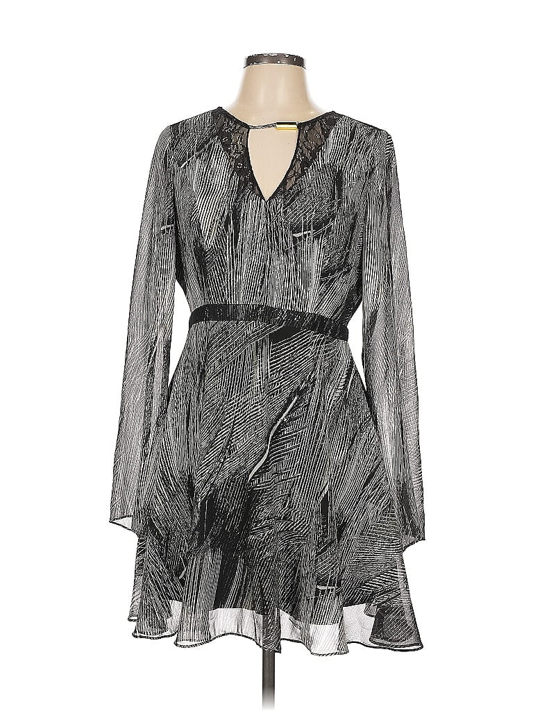 Guess 100% Polyester Gray Cocktail Dress Size 10 - 71% off | ThredUp