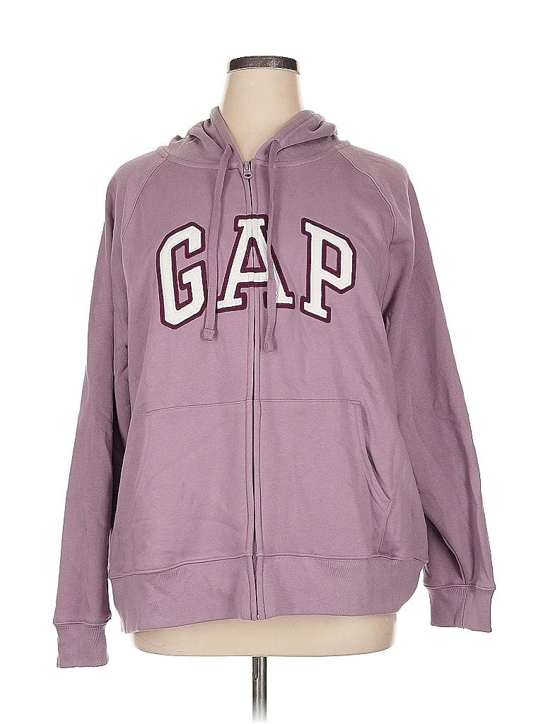Gap Purple Zip Up Hoodie Size XL - 45% off | ThredUp