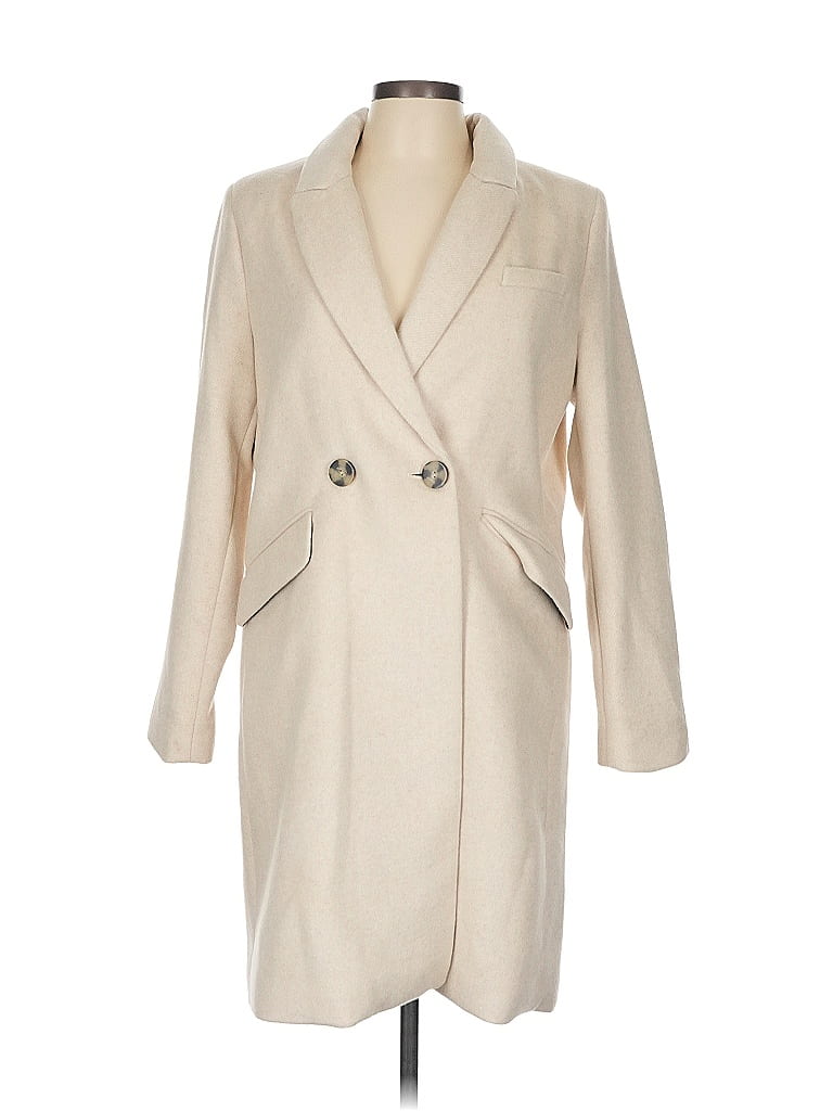 MNG Ivory Coat Size L - 55% off | ThredUp