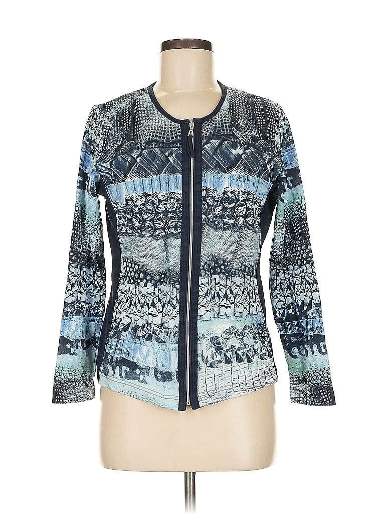 Rabe 100% Cotton Blue Jacket Size 38 (EU) - 72% off | ThredUp