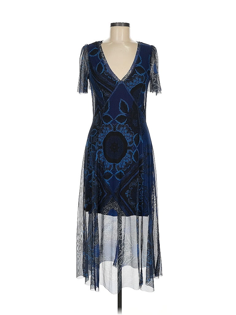 Desigual Blue Cocktail Dress Size M - 71% off | ThredUp