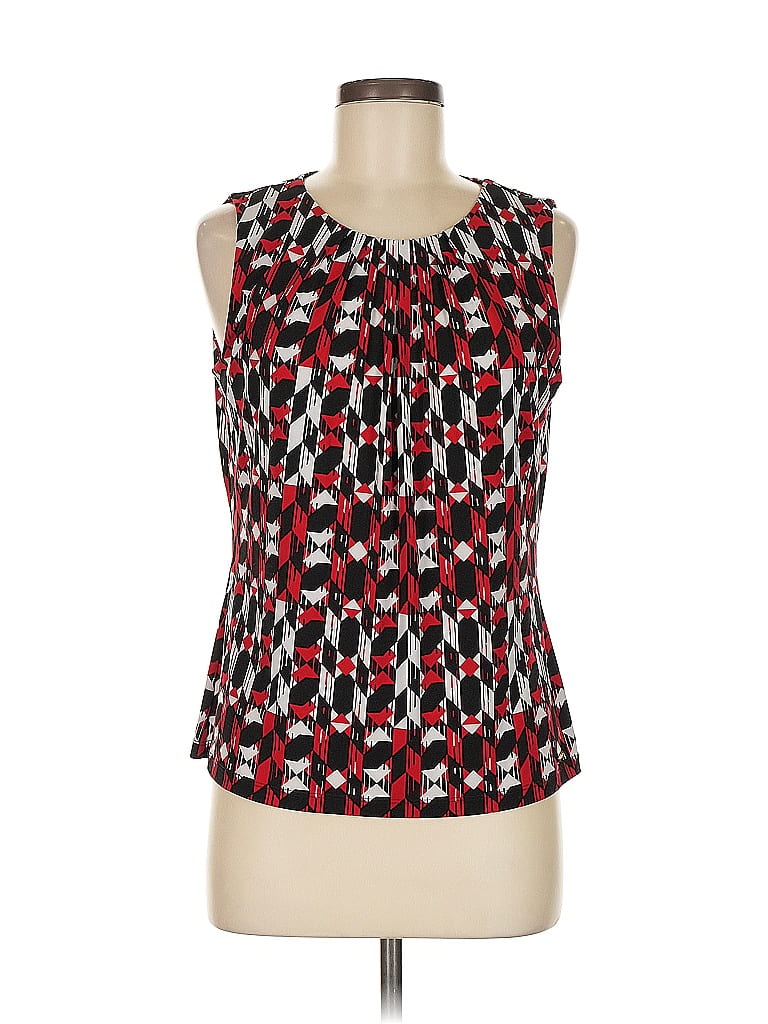 Calvin Klein Red Sleeveless Blouse Size Med (Estimated) - 70% off | ThredUp