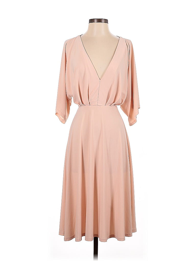 ASOS Solid Tan Cocktail Dress Size 2 - 58% off | ThredUp