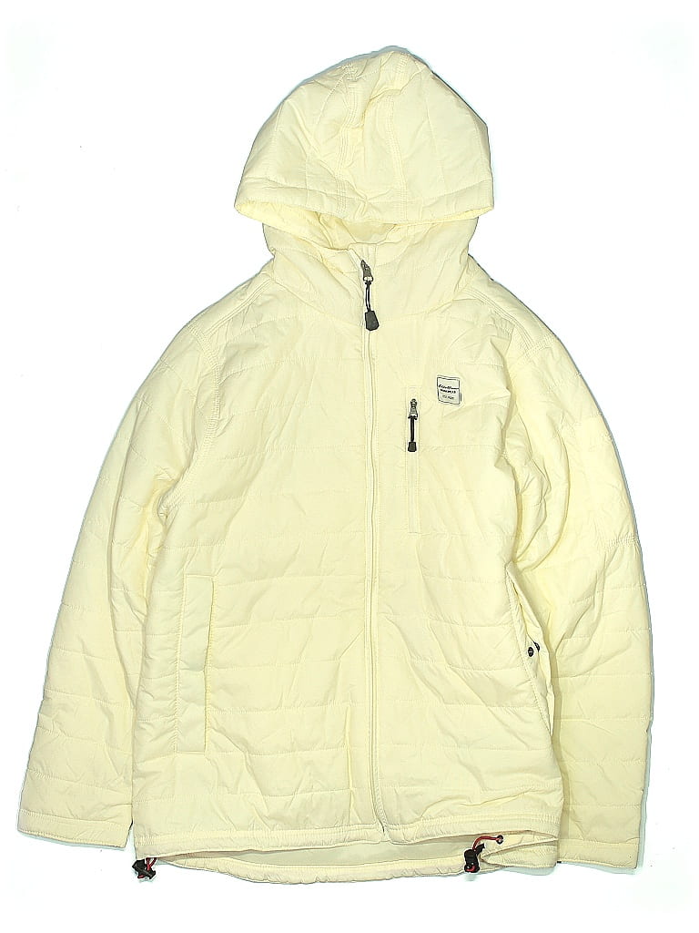 Eddie Bauer 100% Nylon Solid Yellow Snow Jacket Size L (Kids) - 67% off ...