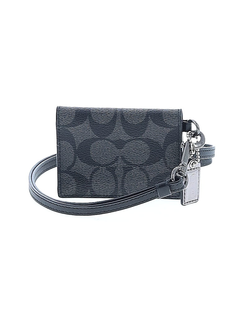 Coach Factory Black Card Holder One Size - 50% off | ThredUp