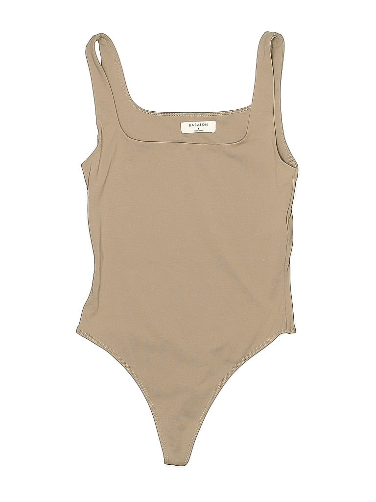 Babaton Solid Tan One Piece Swimsuit Size S - 66% off | ThredUp