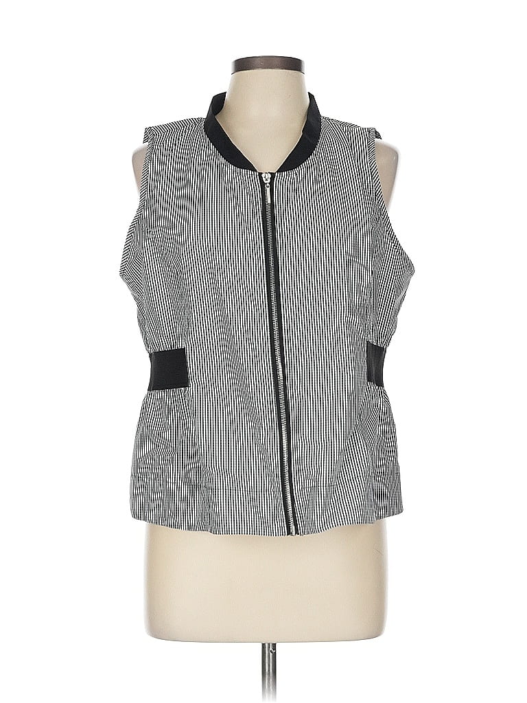 Sun Kim 100% Polyester Gray Vest Size L - 75% off | ThredUp