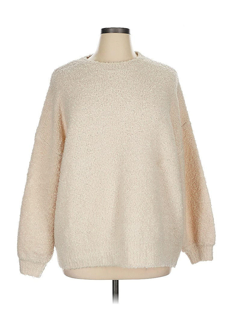 Paper Label Tan Pullover Sweater Size XL - 68% off | ThredUp