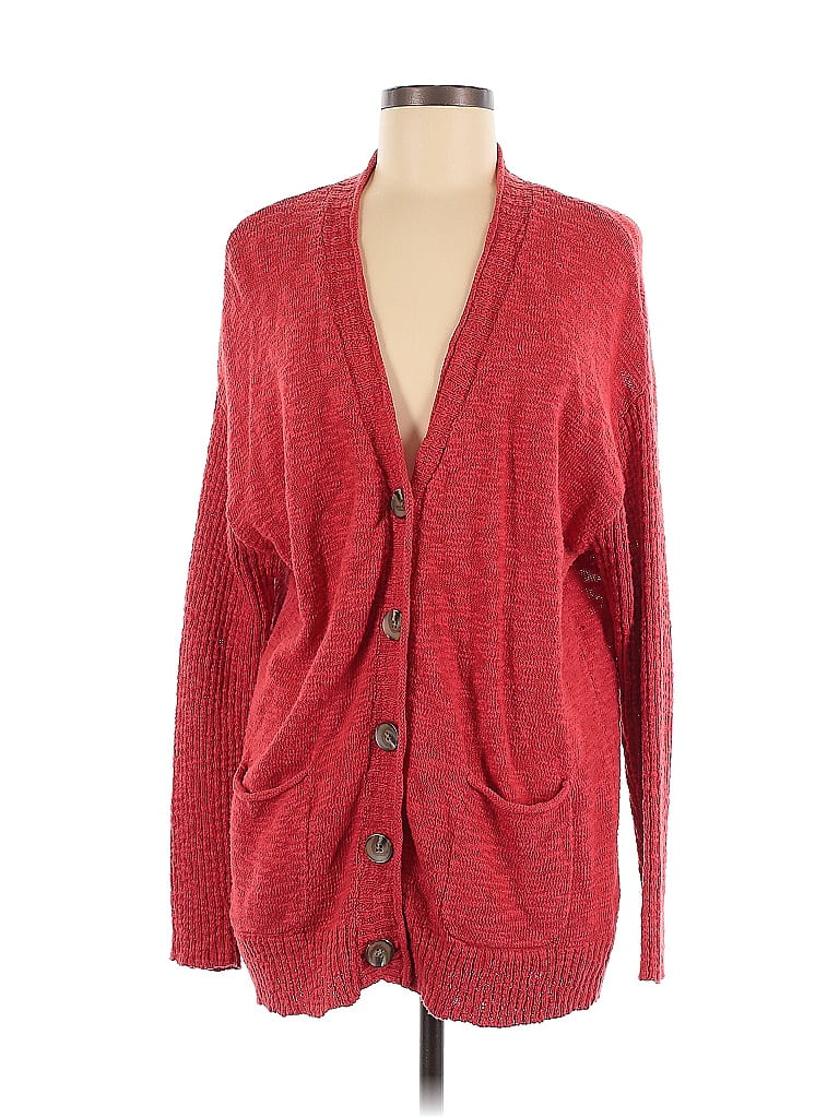 J.Jill Red Cardigan Size M - 21% off | ThredUp
